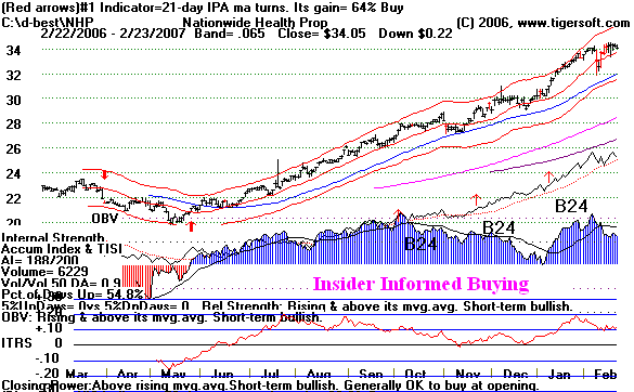 Biggest Gainers from July 2006-February 2007